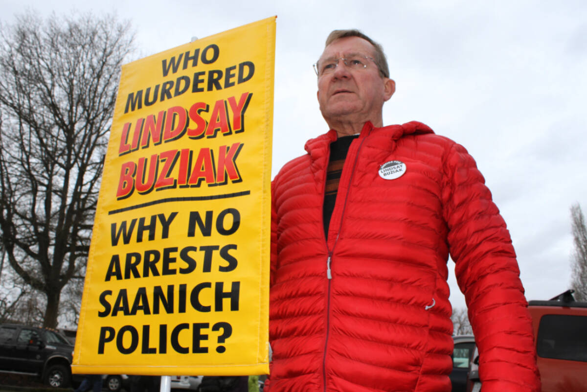 Saanich streets hear calls for justice over Lindsay Buziak’s unsolved ...