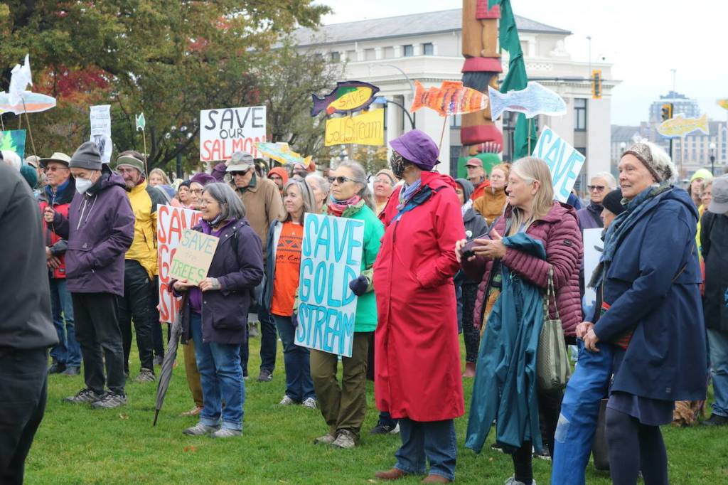 Malahat widening protesters bring Goldstream fight to Victoria ...